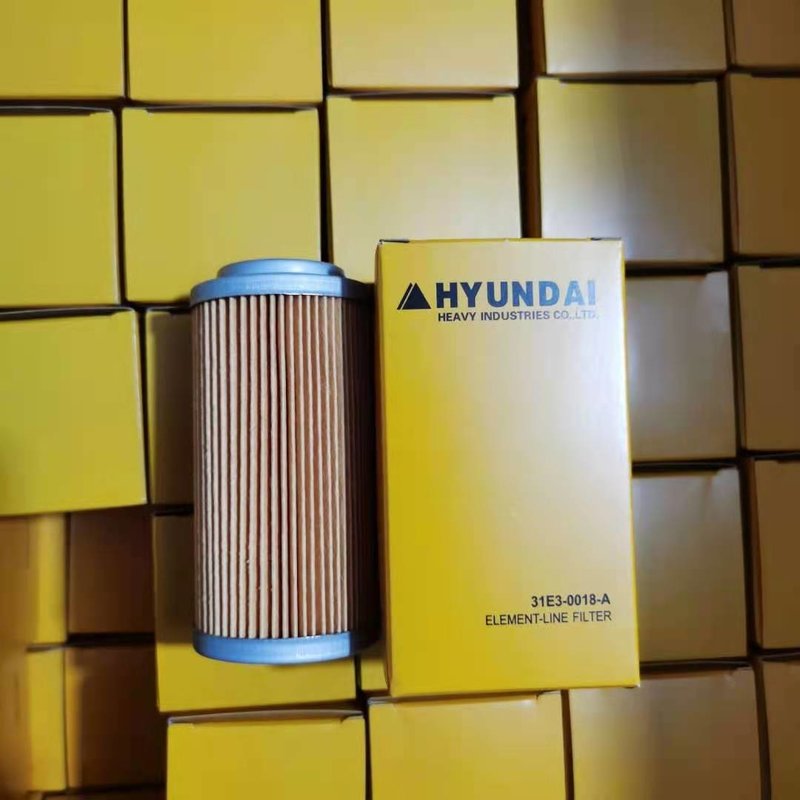 Hyundai R215-7 R110-7 Excavator Parts Hydraulic Pilot Filter 31e3-0018-a with high quality