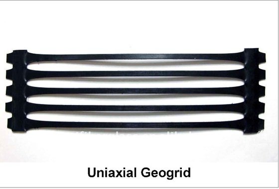 PP / HDPE Biaxial Retaining Wall Geogrid High Elastic Modulus CE Certificate