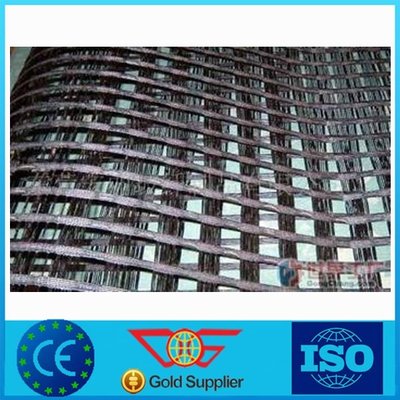 Construction Pavement Reinforcement Geogrid Biaxial Polyester Soil Reinforcement Geogrid