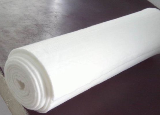 Polyester / Polypropylene Nonwoven Geotextile Fabric , Soil Separation Fabric