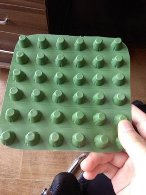 Soil Reinforcement Geosynthetic Materials , HDPE Material Dimpled Drainage Mat Roll