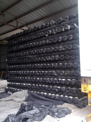 Optimum Permeability PP / PET Woven Geotextile Fabric For Driveway Protection