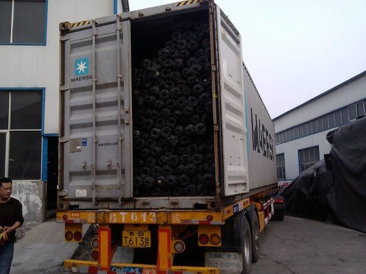 Optimum Permeability PP / PET Woven Geotextile Fabric For Driveway Protection