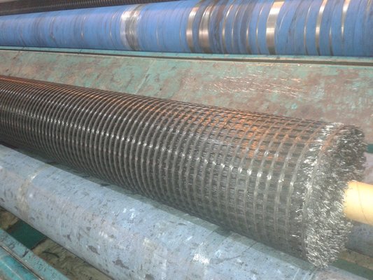Black Color Polyethylene Retaining Wall Geogrid Fabric PVC Coating Heavy Duty