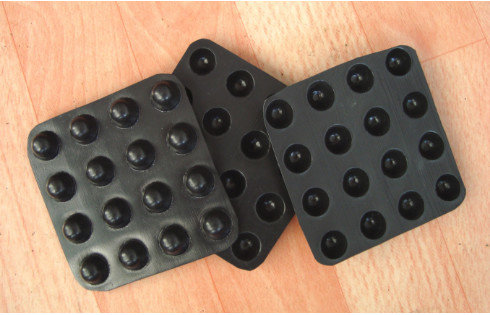 HDPE Single Side Dimpled Drainage Board Composited With Nonwoven Geotextile