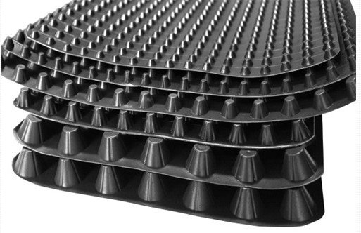 Dimpled Drainage Interior Basement Wall Waterproofing Membrane Plastic Material