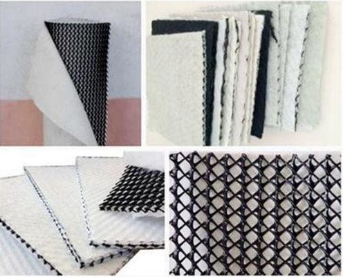 Three Dimensional Geocomposite Drainage Net High Tensile Shear Strength