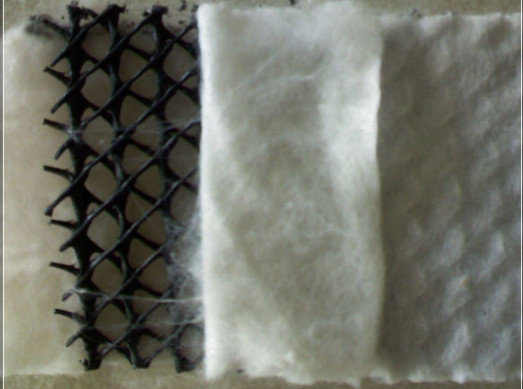 Knitted Plastic / HDPE Geosynthetic Geocomposite Drainage Layer Heavy Duty