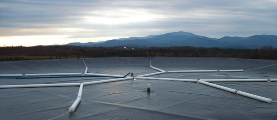 HDPE Geomembrane Pond Liner Underlayment Smooth / Textured Surface ASTM Standard