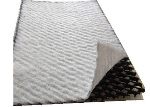 Low Elongation Geocomposite Drainage Net With Two Sides Geotextile Woven Fabric