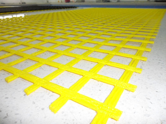 Corrosion Resistance Asphalt Reinforcement Geogrid , Mining Ground Reinforcement Mesh