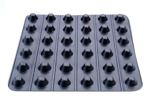 Basement Wall Dimpled Drainage Board High Tensile Strength HDPE Material