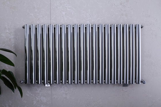 Hot Water Hydronic Heated Towel Warmer Radiator , Small Heated Towel Rail