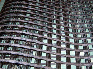 Heavy Duty Pavement Soil Reinforcement Geogrid Self - Adhesive High Temperature Resistance