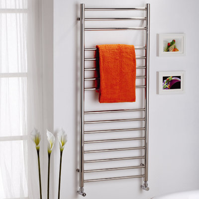 Heated Hot Water Towel Rack Radiator , Small Heated Towel Rail For Cloakroom