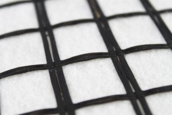 Geo Composite Coated Geotextile Stabilization Fabric Fiberglass Geogrid Adhesive