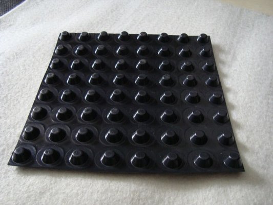HDPE Single Side Dimpled Drainage Board For Tunnel / Roof Penetration