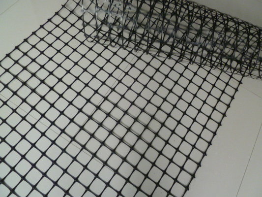 Reinforced Soil Retaining Wall Geogrid , Heavy Duty Geogrid Reinforcing Fabric