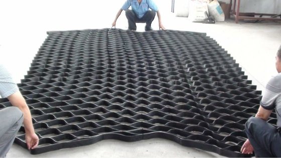 High Temperature Resistance Slope Protection Geocell , Plastic Honeycomb Gravel Stabilizer