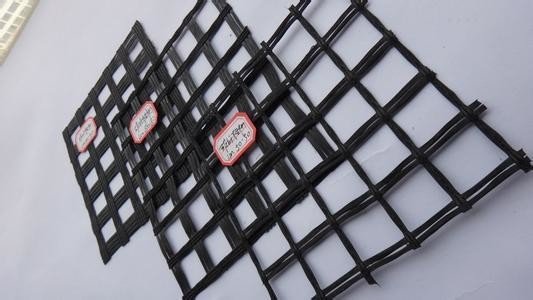 Biaxial Warp Knitted Fibreglass Pavement Reinforcement Geogrid Width 1 ~ 6m