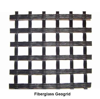 Light Weight Durable Fiberglass Geogrid For Railway Foundation / Dike Slope