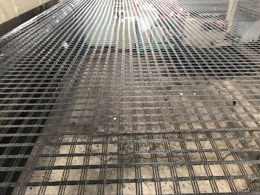 PVC Coating Asphalt Reinforcement Geogrid