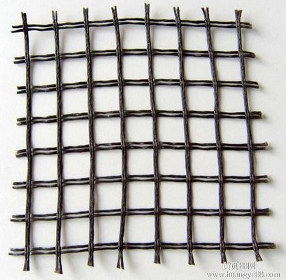 30KM - 1000KN Asphalt Reinforcement Self Adhesive Fiberglass Geogrid