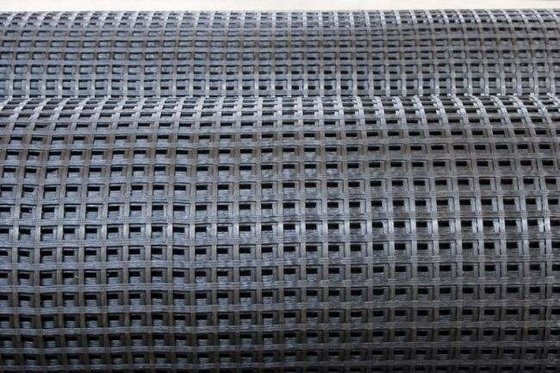 Warp Knitted Fiberglass Pavement Reinforcement Geogrid