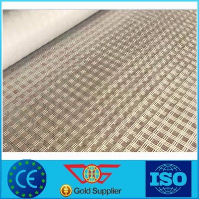 White Composite Fiberglass Geogrid Geotextiles Geotextile Stabilization Fabric