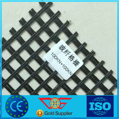 Highway/Railway Ground Pavement Material Wrap Knitted Biaxial Geogrid of Fiberglass