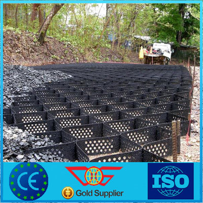 Grey Color Plastic GEOCELL Honeycomb Gravel Retainer with CE Certificate