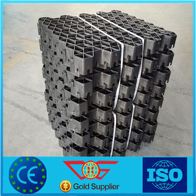 Interlocking Plastic Floor Grass Pavers PP / HDPE Material Plastic Gravel Grid