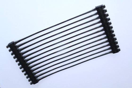 HDPE Uniaxial Plastic Pavement Reinforcement Geogrid 1m Width 50 Kn - 200 Kn
