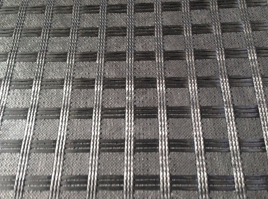Impregnated Bitumen Geocomposite Geotextile Stitched With Polyester Geogrid