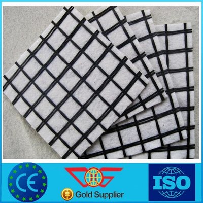 High Tensile Anti - Tearing Fiberglass Composite Geotextile Width 1 - 5.8m