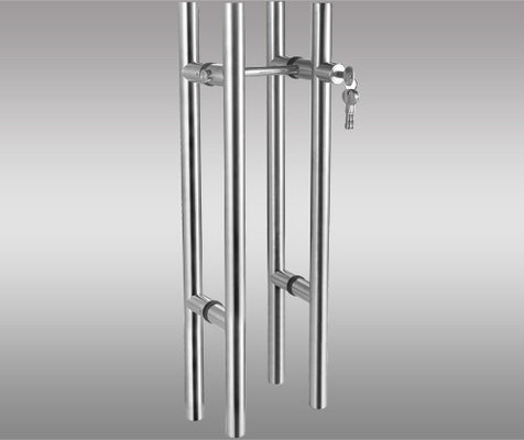 Double Lock Core Glass Door Handles Duplicate Protection For Office Door