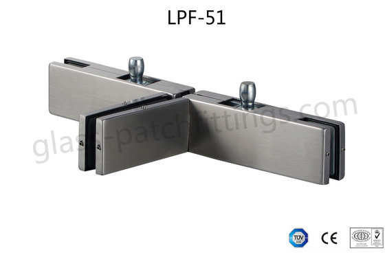 High Durability Glass Shower Door Fittings , Glass Fitting Hardware Special Top Patch 2 Pivot