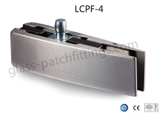 Wall Mounted Frameless Glass Door Patch Fittings Precision Notch Aluminium Alloy Body