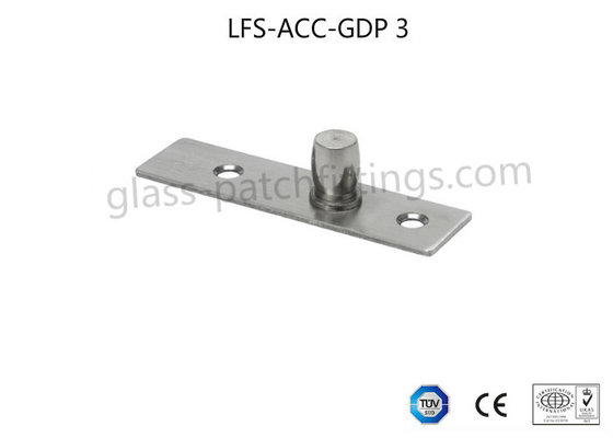 Stainless Steel Top Pivot Frameless Glass Door Patch Fittings Corrosion Resistance