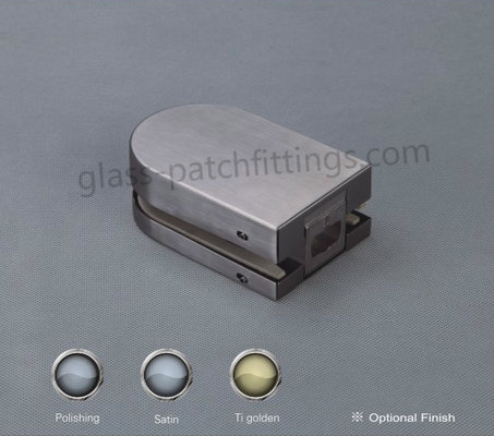 Great Function Perforated Patch Clamp , Glass Shower Door Fittings Stainless Steel Cover 304