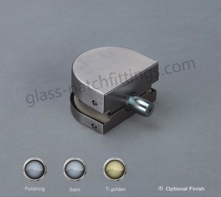 Anti Extrusion Frameless Glass Door Patch Fittings Connecting Patch With Pivot