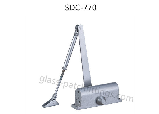 Overhead Automatic Door Closer Two Stages Adjustable Speed Friction Resistant