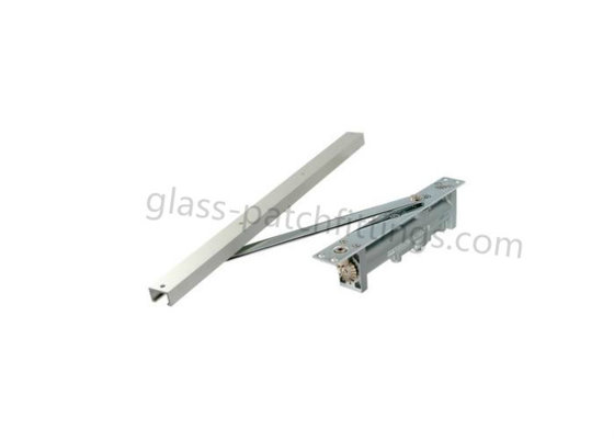 Silver Finish Spring Loaded Door Closer , Hold Open Door Closer Long Lifetime