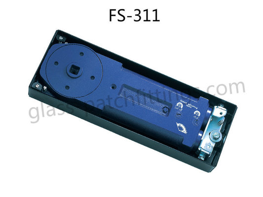 Double Cylinder Floor Spring Hinge Iron Casting Material With Hold Open Function