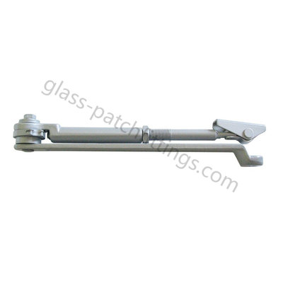 Hold Open Arm Door Closer Accessories Adjusted Closing Speed Silver Color