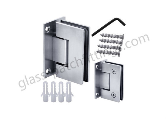 304 / 316 Grade Shower Door Hinges PSS / SSS Finish Good Structural Performance