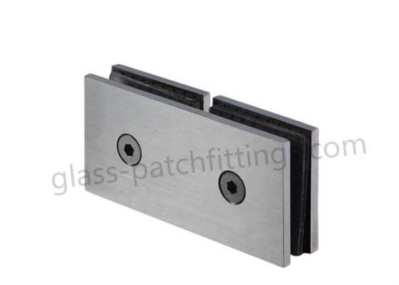 180 Degree Hydraulic Patch Fitting PSS Finish Strengthening Glass Structure
