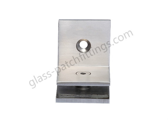 Hydraulic Wall To Glass Hinges 304 SS Cover Material Perfect Logistical Performance