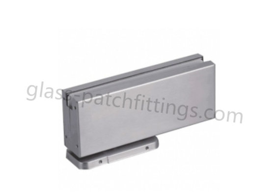 Glass Door Hydraulic Patch Fitting Easy Installation With Base Seat Adjustable