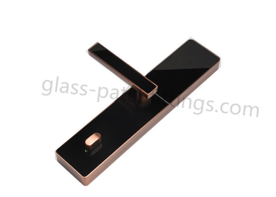 LCD Screen Door Lock With Fingerprint Reader , Fingerprint Keypad Lock 500 DPI Resolution Rate
